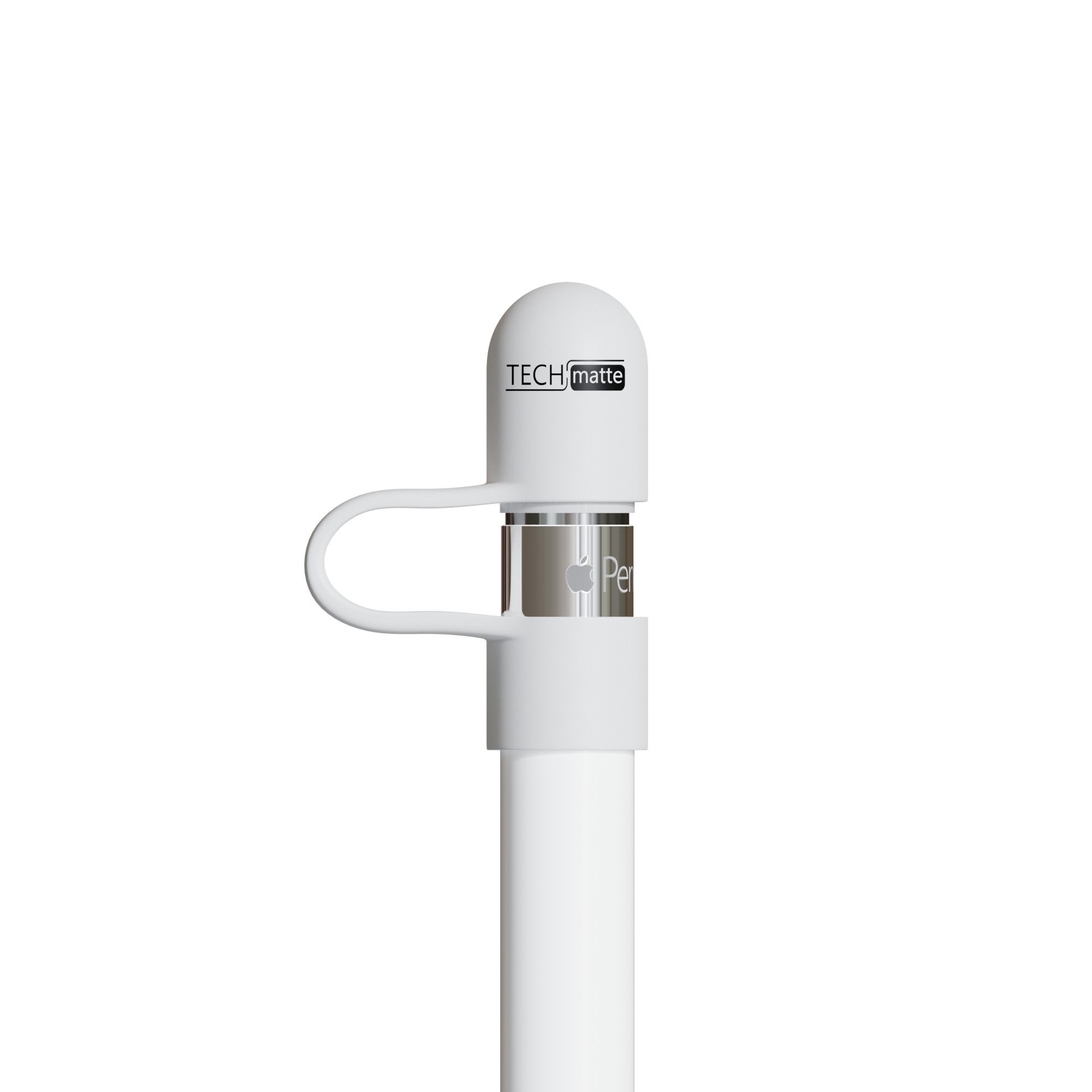 TechMatte Magnetic Replacement Cap and Charging Adapter (Female to Female Connector) Compatible with Apple Pencil 1st Generation (Bundle)