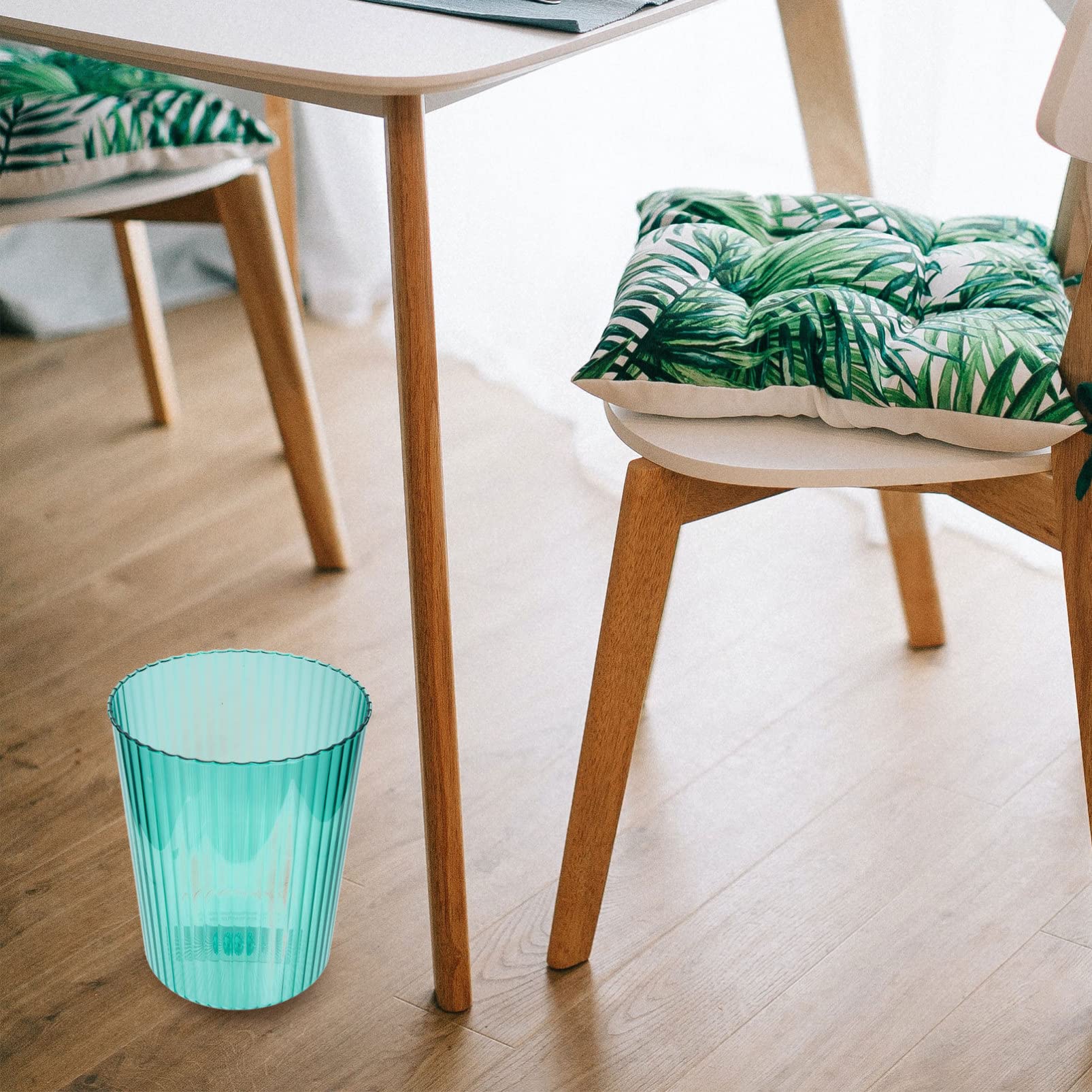 Transparent Trash Can Household Trash Can Large Capacity Garbage Can Waste Bucket Waste Paper Bucket Toilet Paper Bucket Bedroom Waste Can Simple Style Garbage Bucket Trash Bin