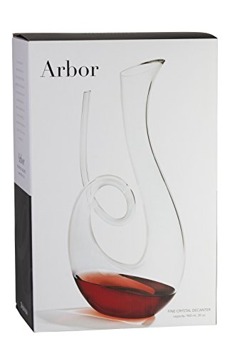 Godinger Wine Decanter, Crystal Wine Decanter Carafe, Wine Aerator, Wine Gifts