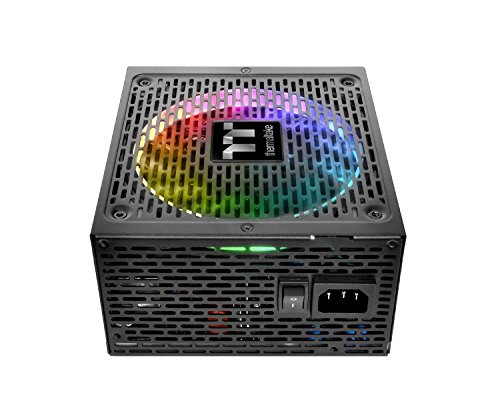 Thermaltake Toughpower iRGB Plus 850W 80+ Platinum Digital RGB LED Smart Zero Fan SLI/Crossfire Ready ATX12V v2.4 / SSI EPS v2.92 Power Supply 10 YR Warranty PS-TPI-0850F2FDPU-1