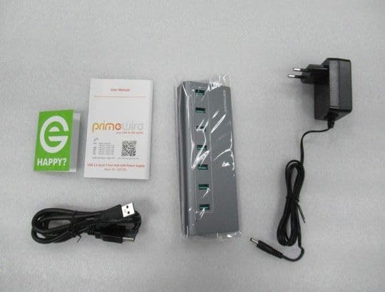 USB 3.0 Hub, Tendak 8 Ports Powered USB Hub Splitterwith Individual On/Off Switches and 5V/4A Power Adapter for PC Laptop HDD Disk Mac Pro/Mini