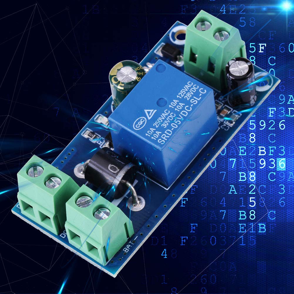 DC Backup Battery Switching Module, 5V~48V 10A Battery Charging Automatic Switch Adapter, Emergency Power Controller Module