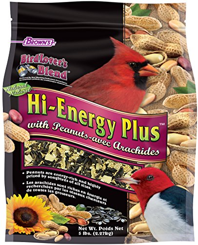 F.M.Brown'S Bird Lover'S Blend Hi-Energy Plus With Peanuts, 5 Lb