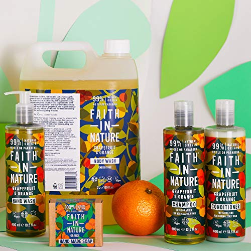 Faith In Nature Grapefruit and Orange Invigorating Shampoo For Normal To Oily Hair 400ml