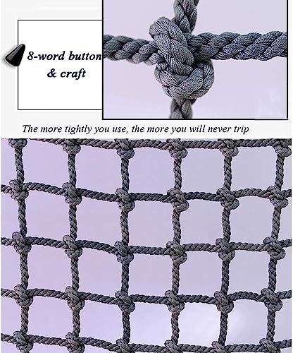 EkiDaz HXRW Rope Net Kids Safety Protective Net Sturdy Rope Climbing Net Polyamide Net for Kids Indoor and Outdoor Playing Playground Sets for Backyards (Size : 2 * 3m(6.6 * 9.9ft))
