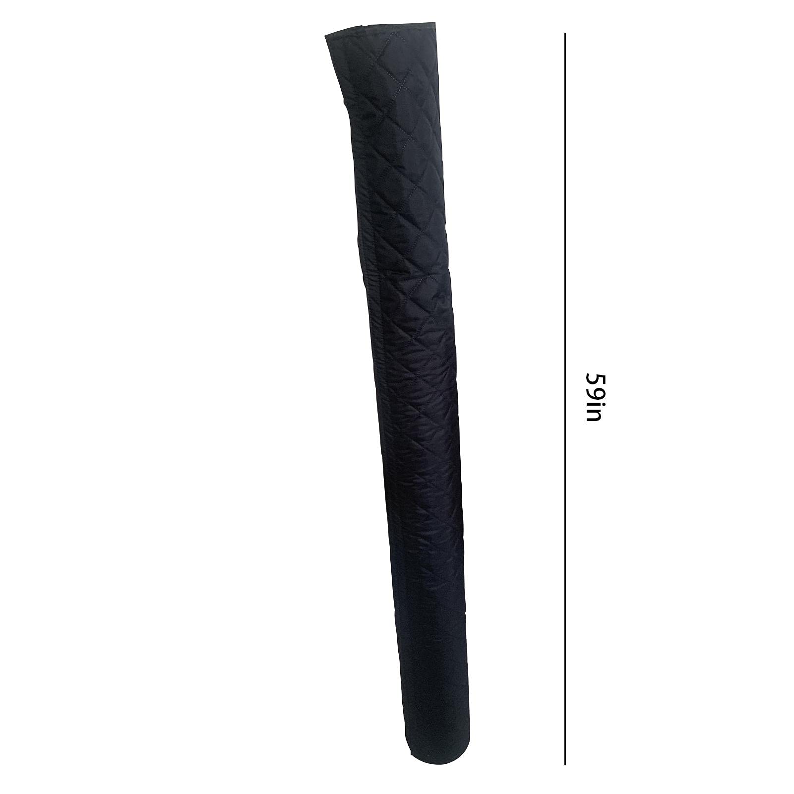 DETTELIN Portable Air Conditioner Hose Wrap, Energy Saving Insulated AC Hose, Fit for 5" & 6" Diameter Exhaust Hose, Silver Black