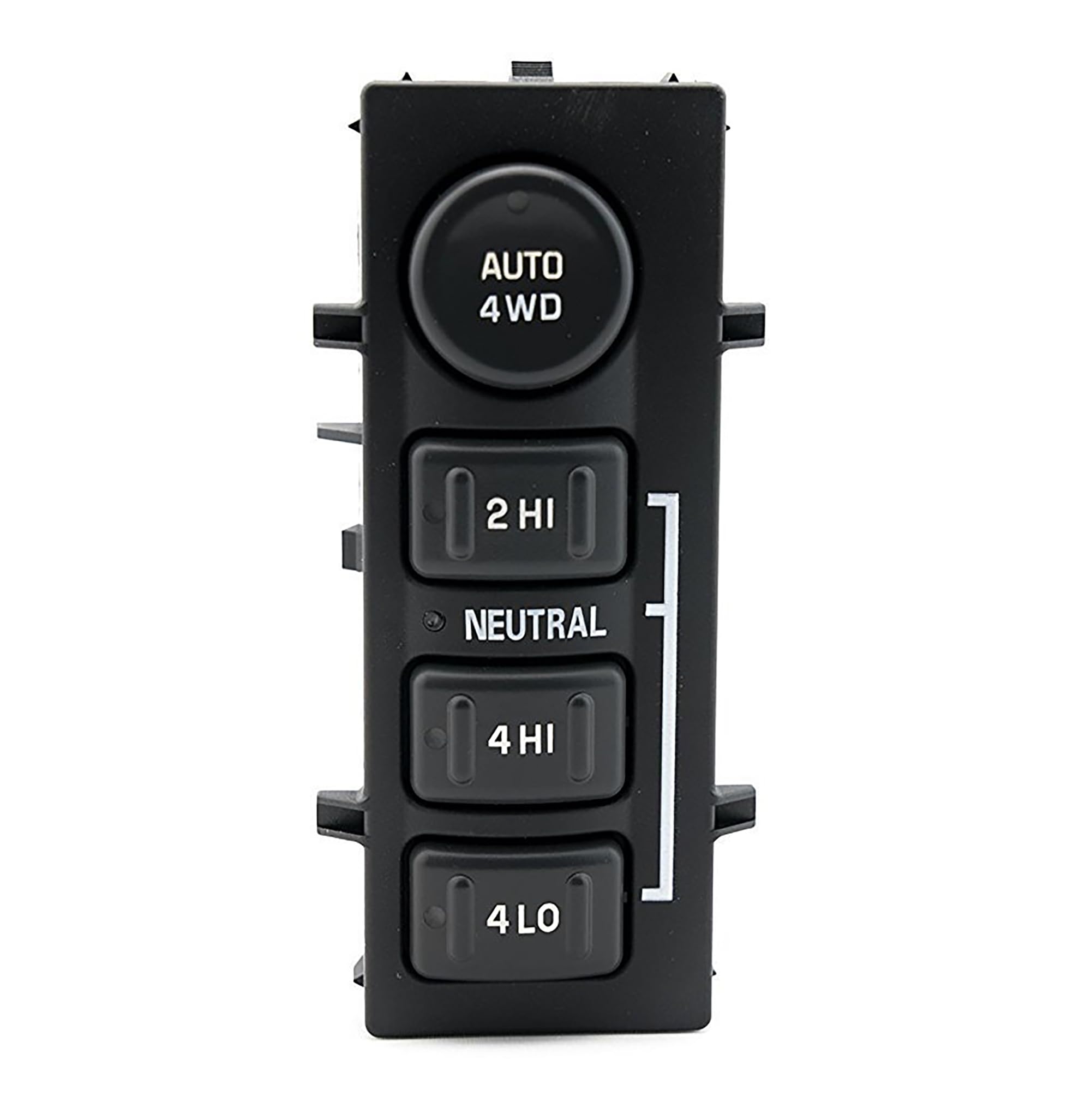 4WD 4x4 Switch - Replaces 19168767, 15709327, 901062 - Compatible with Chevy, GMC, Cadillac Vehicles - Silverado 1500, 2500HD Suburban, Avalanche, Sierra, Yukon - 1999-2002 - 4 Wheel Drive Selector