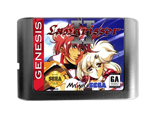 DeVoNe MD Game Langrisser II USA Version English Language (Black)