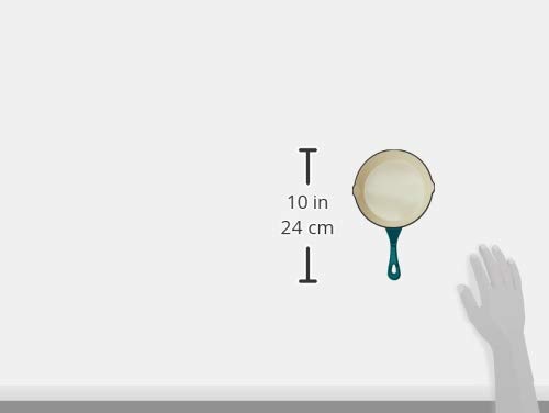 Crock Pot Artisan 8 Inch Enameled Cast Iron Round Skillet, Teal Ombre