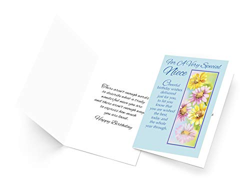 Happy Birthday Card For Niece For Adults | Made in America | Eco-Friendly | Thick Card Stock with Premium Envelope 5in x 7.75in | Packaged in Protective Mailer | Prime Greetings
