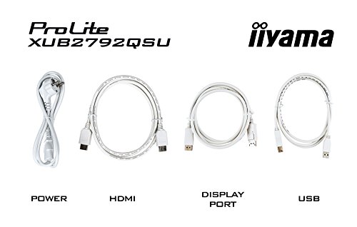 iiyama ProLite XUB2792QSU-W1 68.6 cm (27") LED LCD Monitor - 16:9-5 ms - 2560 x 1440