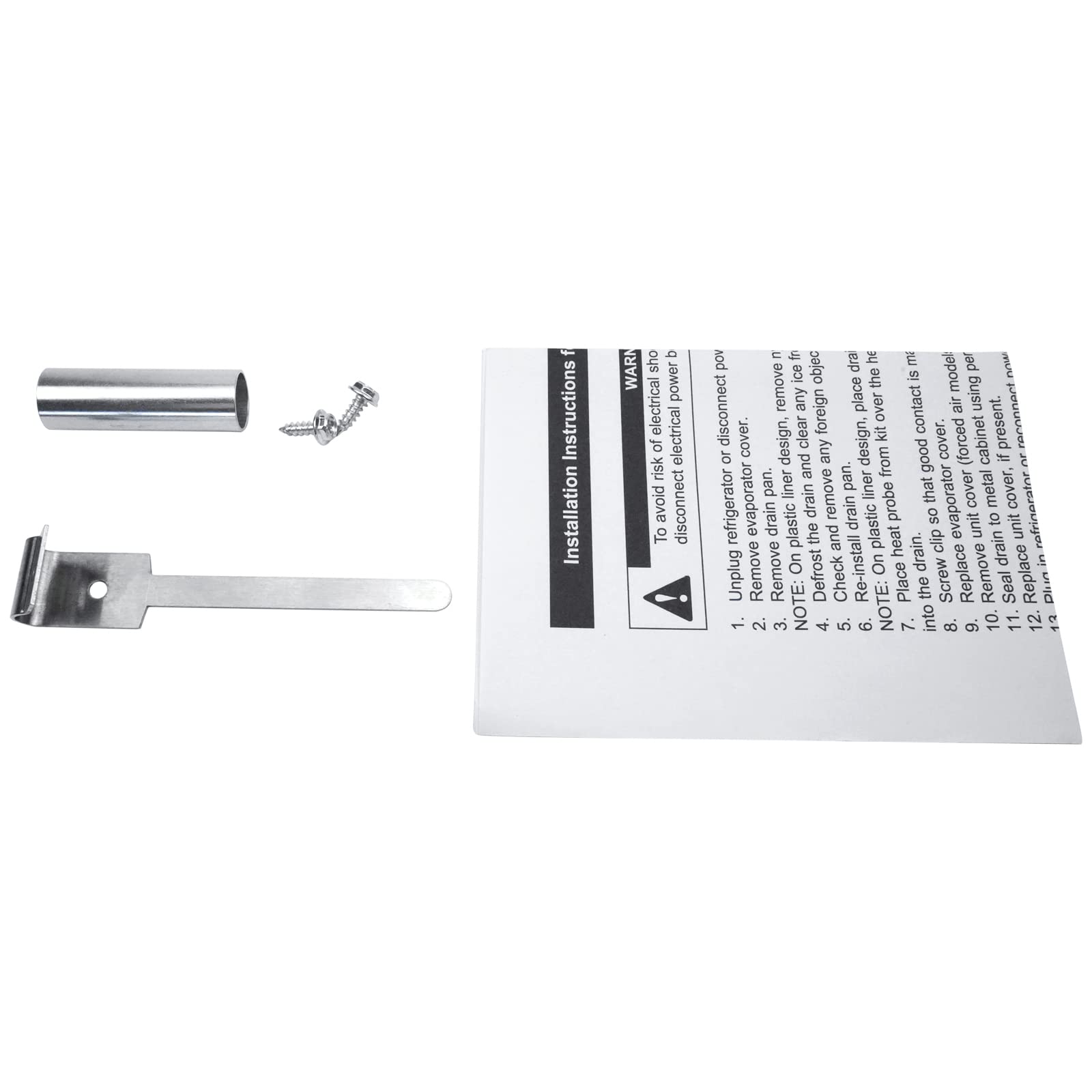 819043 Refrigerator Heat Probe Kit Replace for PS392527 AP3119957 Compatible with Whirlpool Ken-more Freezer