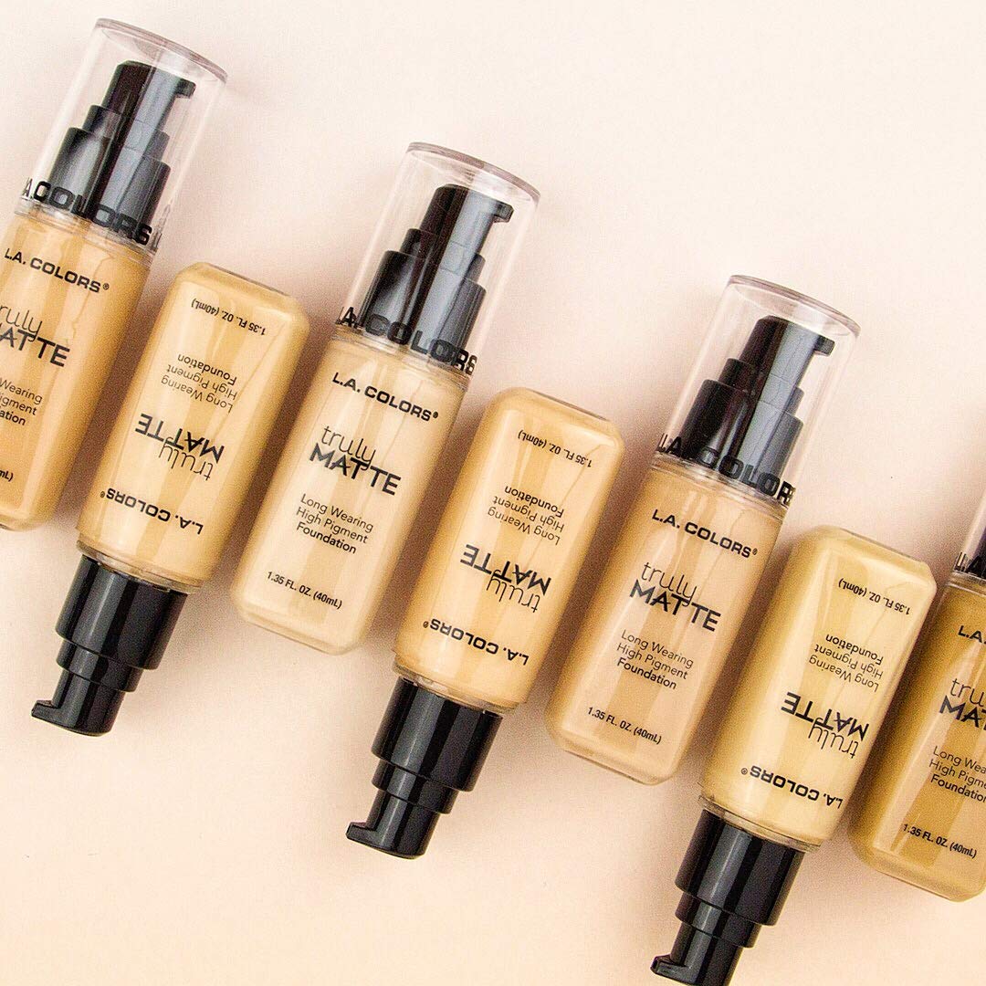 L.A. COLORS Truly Matte Foundation, Natural CLM352