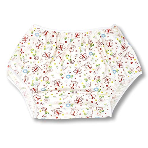 Rearz - Plus Size Plastic Pants - White Butterfly (2 Pack) (4X-Large)