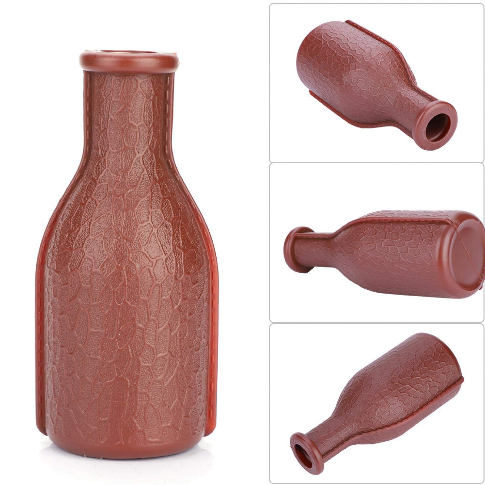 Billiards Dice, Brown Perfect Billiards Accessory Rubber Dice Bottle, for Kelly, Pea and Pill Pool and Others