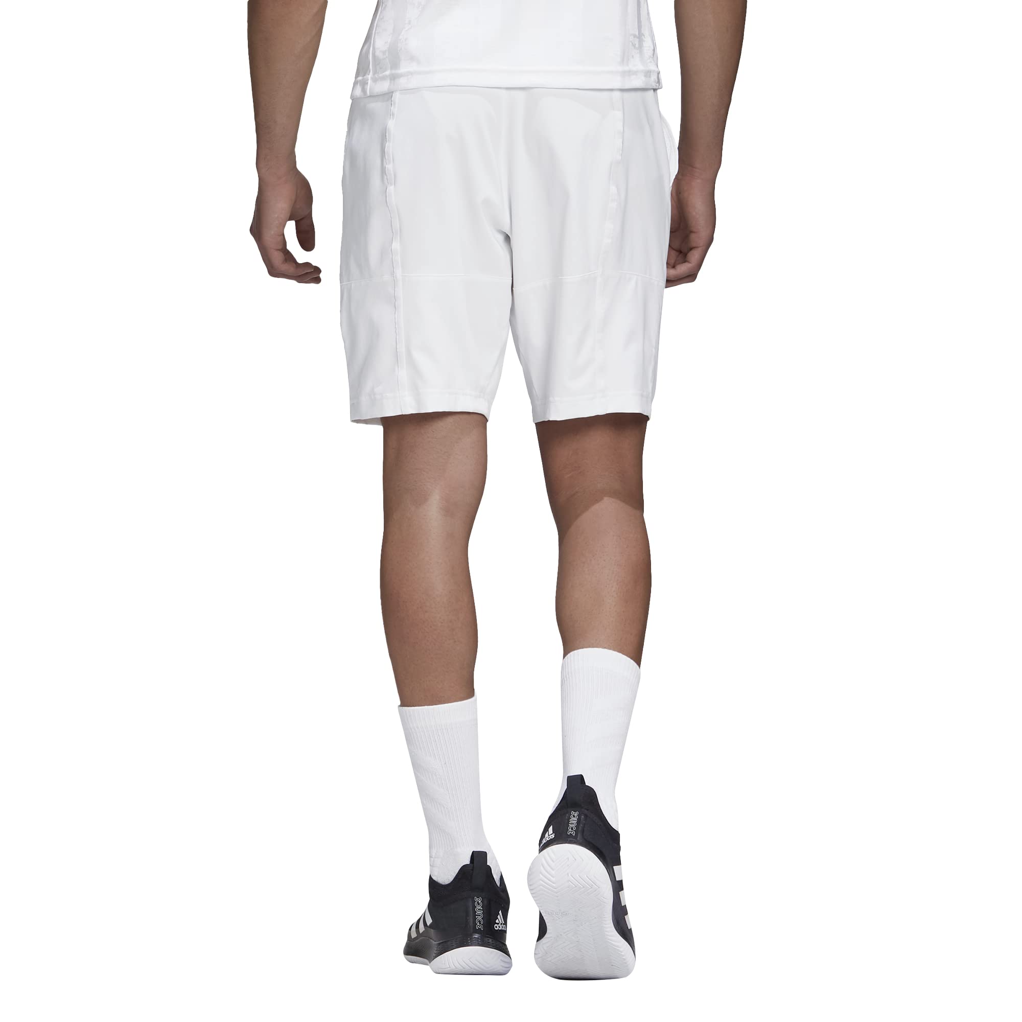 adidas Male Engineered Aeroready Ergo Shorts , White/Scarlet , M