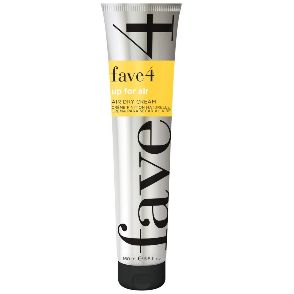 fave4 hair Up for Air Styling Cream, Air Dry Cream for Heat Free Styling & Smoothing, 5.5 fl oz