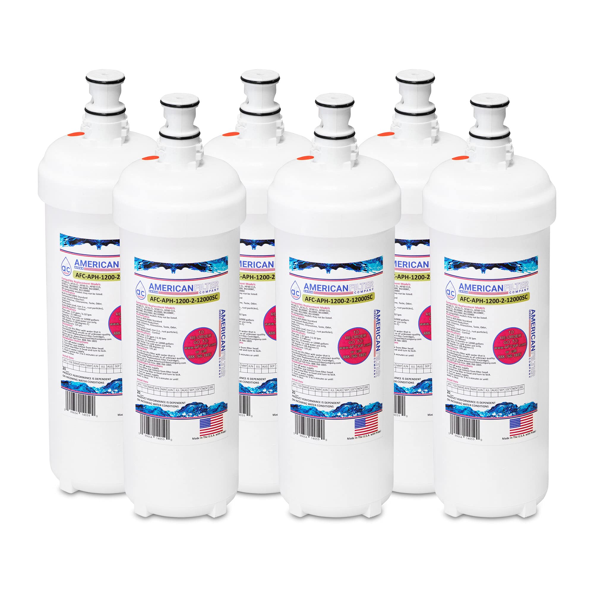 AFC Brand, water filter, Model # AFC-APH-1200-2-12000SKC, Compatible with 3M(R) HF60-CL Filter New AFC Brand Model # AFC-APH-1200-2-12000SC 6 - Filters