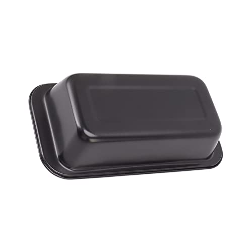 Baking Loaf Bread Pan, 3PCS Black Rectangular Mould Pan Fast Heat Conduction for Home Kitchen