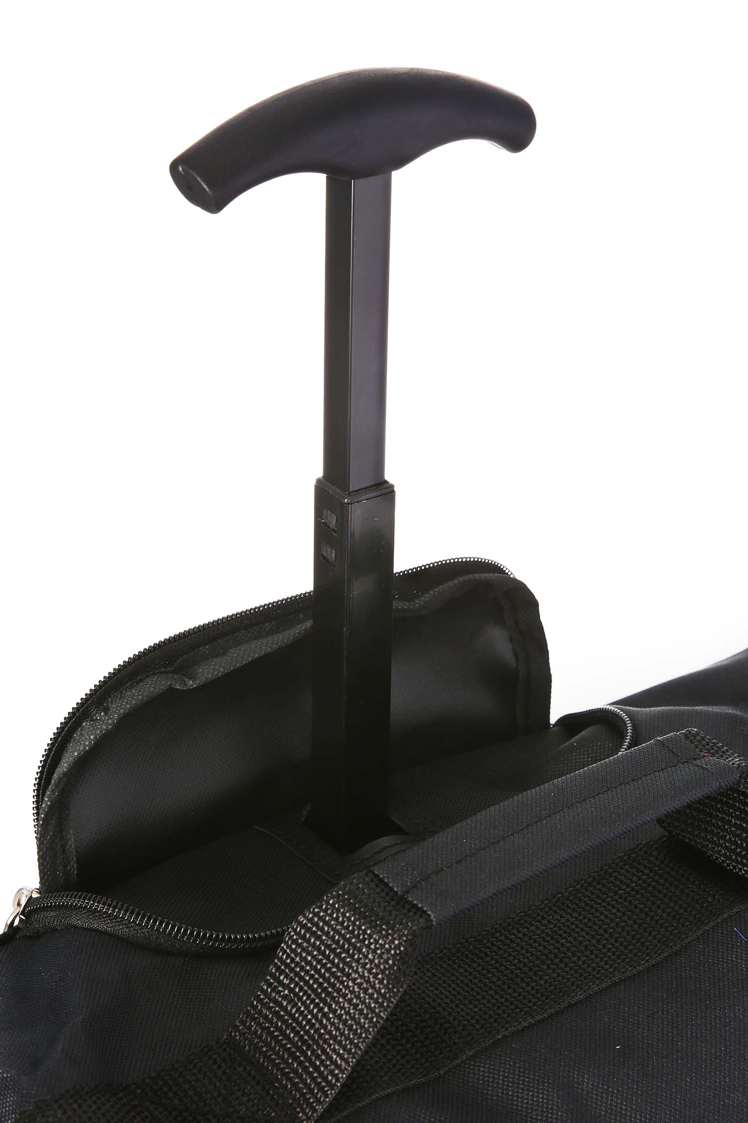 5 Cities Ryanair Cabin Approved Main and Second Set - Carry On Both! Hand Luggage, 55x35x20cm, 42.0 L, Black