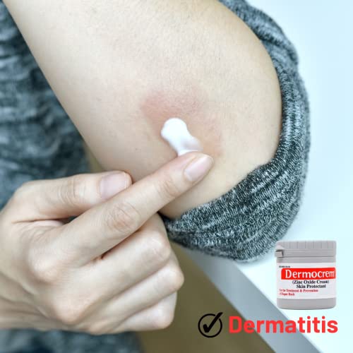 DERMOCREM β Diaper Rash Cream for Baby, Soothes, Heals, and Protects, Relief and Treatment of Diaper Rash, Zinc Oxide Cream (2.1 Oz.(60 G)