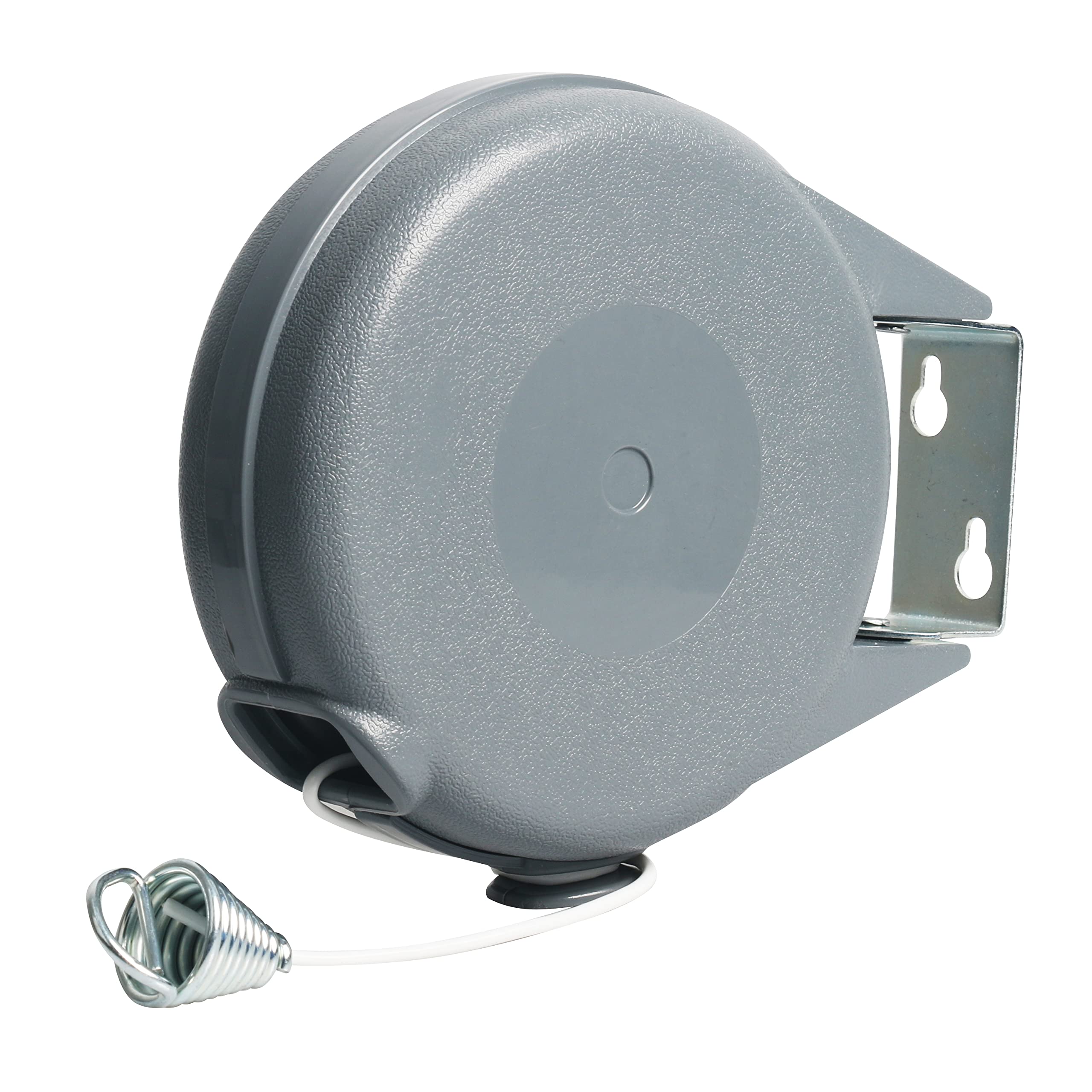 ZOES HOMEWARE Retractable Clothesline Heavy Duty Retracting Clothes Line Outdoor and Indoor with Durable ABS Shell and 38 Feet Extruded PVC Line,with Lock to Prevent Sagging