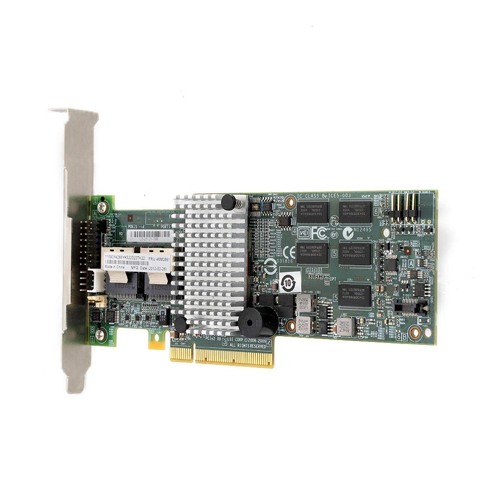 Smart Array Card RAID Controller, M5015 Megaraid 9260 to 8i SATA/SAS Controller RAID 6G PCIe x8 for 46M0851