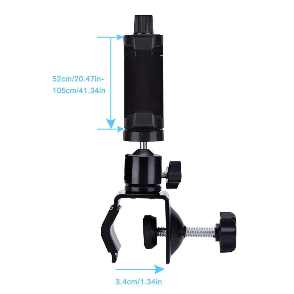 Baby Monitor Mount Bracket, Adjustable 360 Degrees Flexible Yet Sturdy Portable Baby Monitor Camera Mount Bracket