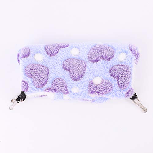 balacoo Swinging X Animal Hammock Squirrel Bed Double Style Warm Sleep Pet Ferret Guinea Layer Pig Bird for Printed Parrot Sleeping Hamster Bunk Rat Chinchilla Hanging Mice Layers