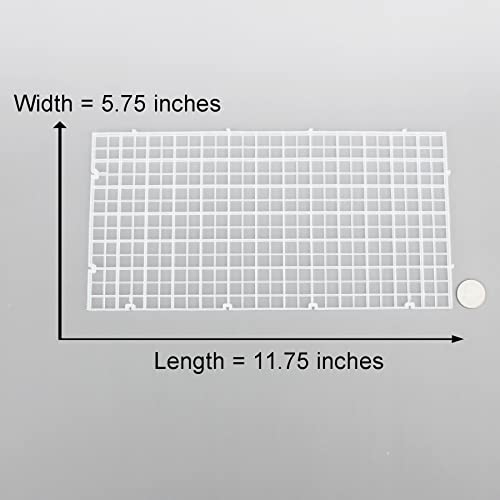 Alfie Pet - Alwina 4-Piece Set Fish Tank Anti-Jumping Net Cover - Color: Clear