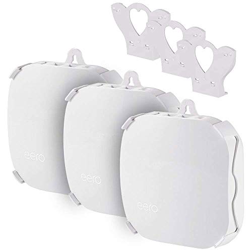 for Home WiFi Pro WiFi Wall Mount Holder by Koroao, Wall Ceiling Bracket with Holder Set for Home WiFi and Pro WiFi System (Set of 3 Wall Mount)