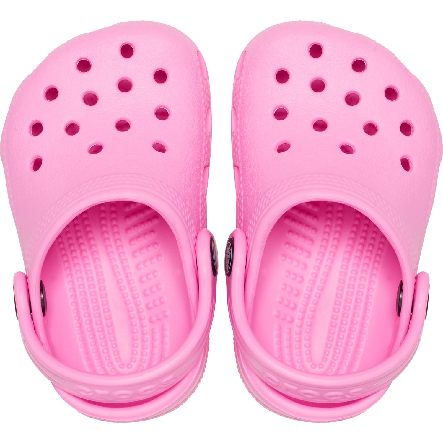 Crocs Unisex-Baby Classic Littles Clogs |Baby Shoes, Ballerina Pink, 2-3 Infant