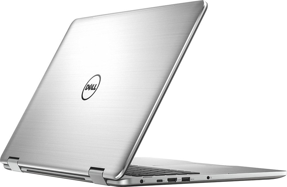 Dell 7000 Inspiron 2-in-1 17.3" Touch-Screen FHD IPS Laptop I7779-7045GRY-PUS, Intel Core i7-7500U, 16GB DDR4 RAM, NVIDIA GeForce 940MX 2GB, 512GB SSD, BT, HDMI, Backlit keyboard, Win10