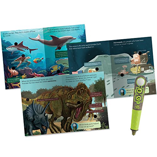 Educational Insights Hot Dots Jr. Ultimate Science Facts Storybooks, 3 Non-Fiction Books & Interactive Pen, Homeschool Learning Workbooks, Ages 3+