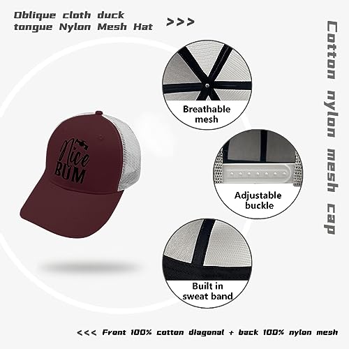 Alices bumm Golf hat Baseball hat for Women Chestnut red Funny Hats Gifts for Boyfriends Cycling Cap