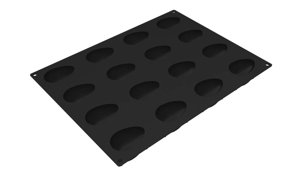 Pavoni PX4369 Pavoflex Silicone Baking Mold Freezing Mould, "Mono Quenelle"