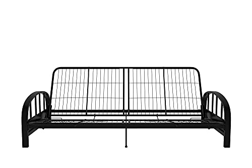 DHP Aiden Metal Futon Frame, Black Large