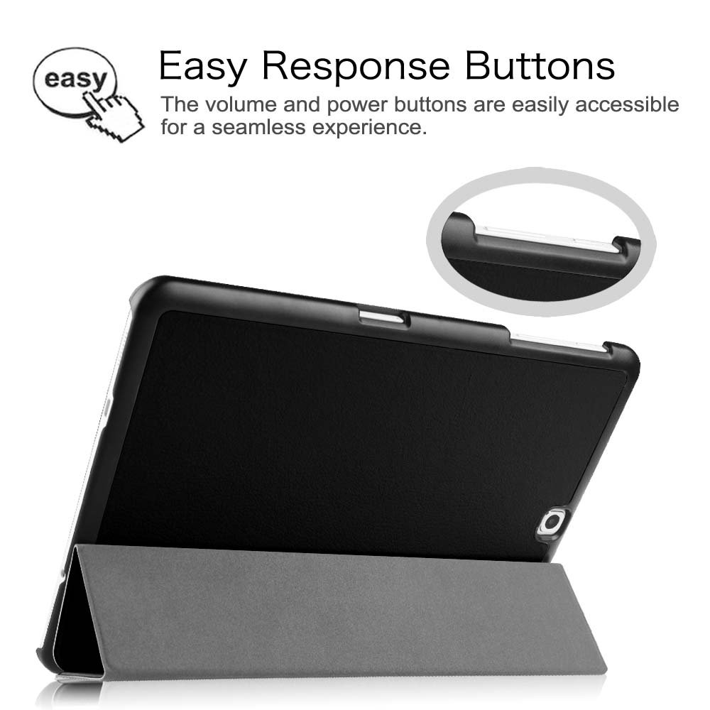 Fintie Slim Shell Case for Samsung Galaxy Tab S2 9.7 - Ultra Lightweight Protective Stand Cover with Auto Sleep/Wake Feature for Samsung Galaxy Tab S2 9.7 Inch Tablet, Black