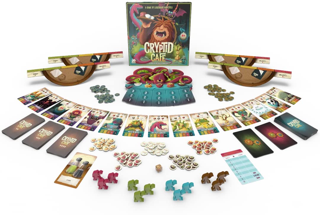 Cryptid Café , A Family Strategy Game About Running A Creature Filled Restaurant - 25th Century Games