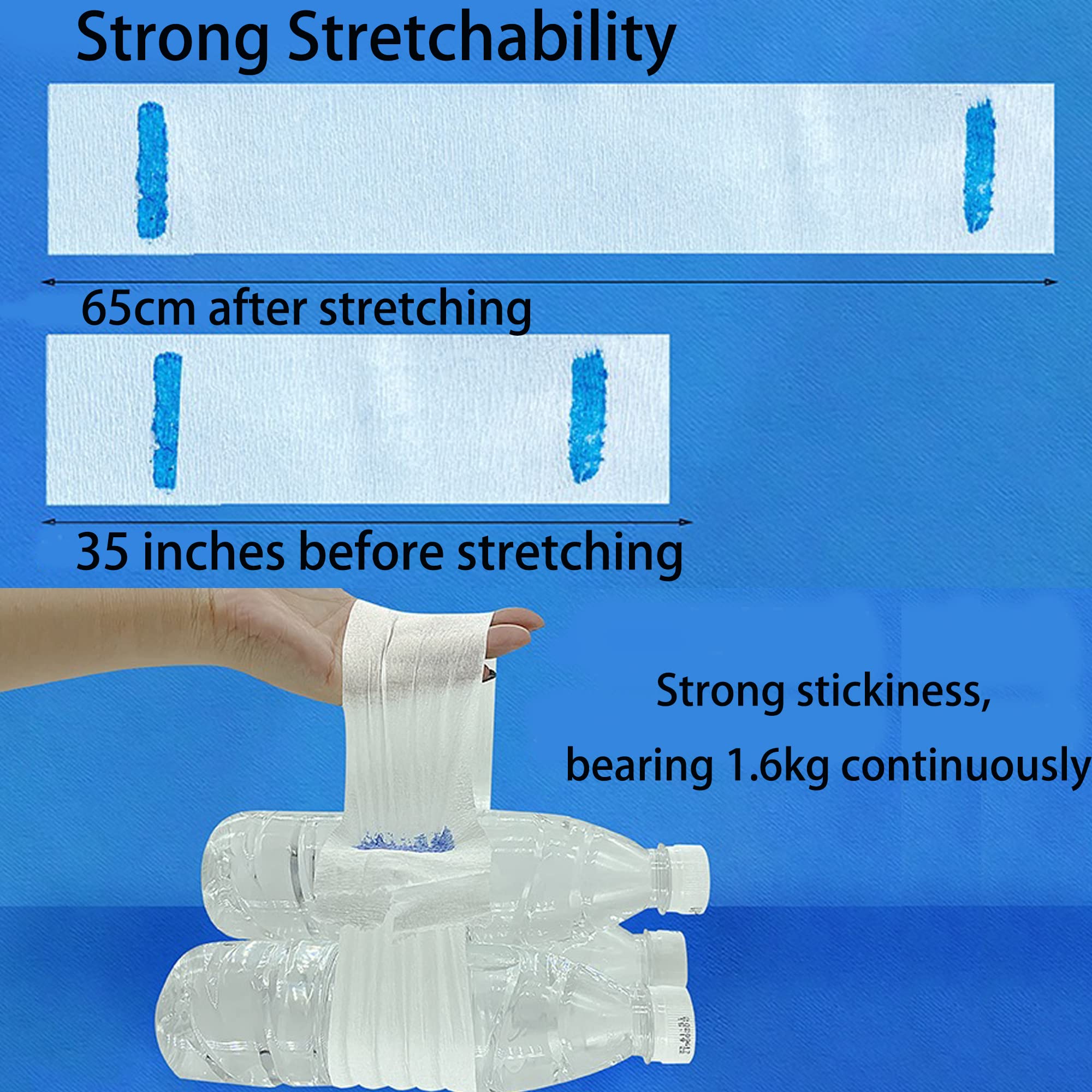 3Rolls Disposable Barber Paper Neck Strips,300 Strips Professional Stretchy Paper Neck Band ,Each Roll About 100pcs,Professional Stretchy Paper Neck Band Protector Hairdressing Accessory Tool(White)