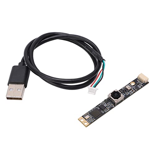 8MP Autofocus Camera Module, Drive Free 15FPS IMX179 HD Resolution Mini USB Camera Board 115 Degree Distortion Free Focus with Digital Microphone for Computer