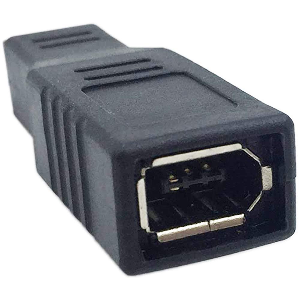 XMSJSIY Firewire Adapter,1394a 6 pin Female to 1394b 9 pin Male IEEE 400 to 800 Data Transfer Adapter Converter