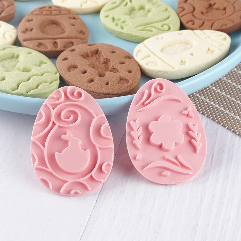 9 Pcs Cookie Stamp Cookie Cutter Baking Tools