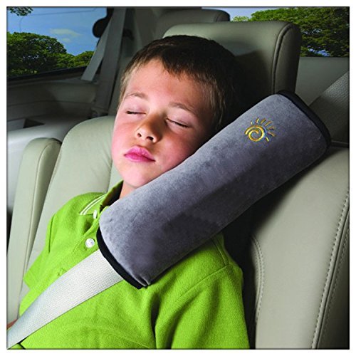 Domire Safety Child car seat Belt Strap Soft Shoulder Pad Cover Cushion Gray