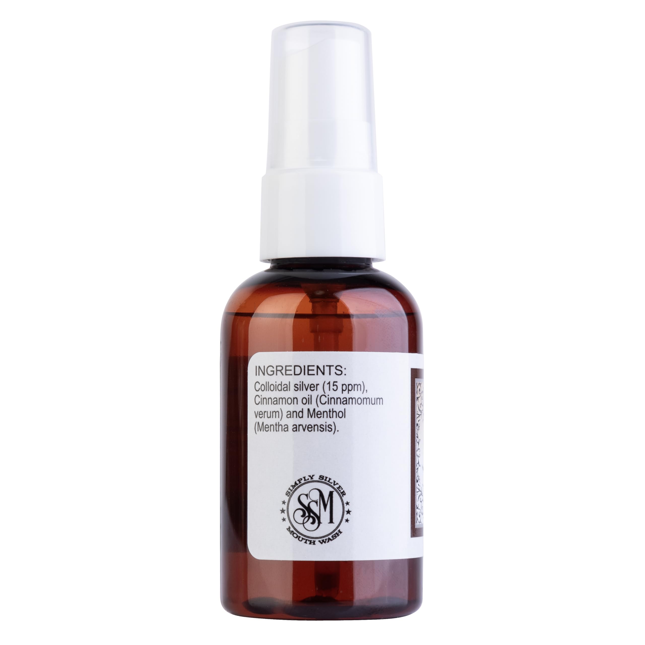 Simply Silver Cinnamon Breath Spray - for Dry Mouth and Freshening, All Natural, Fluoride Free, 2 Fl Oz