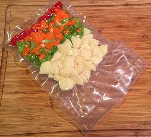 FungLam Vacuum Sealer Bags - 2 Pack 8" x 50' Commercial Grade Sealer Saver Rolls for Foodsaver and Sous Vide (Total 100 feet)