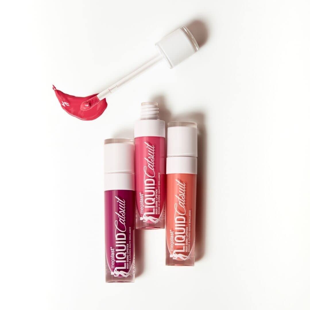 wet n wild MegaLast Catsuit High-Shine Liquid Lipstick Pink Peach Stole My Look