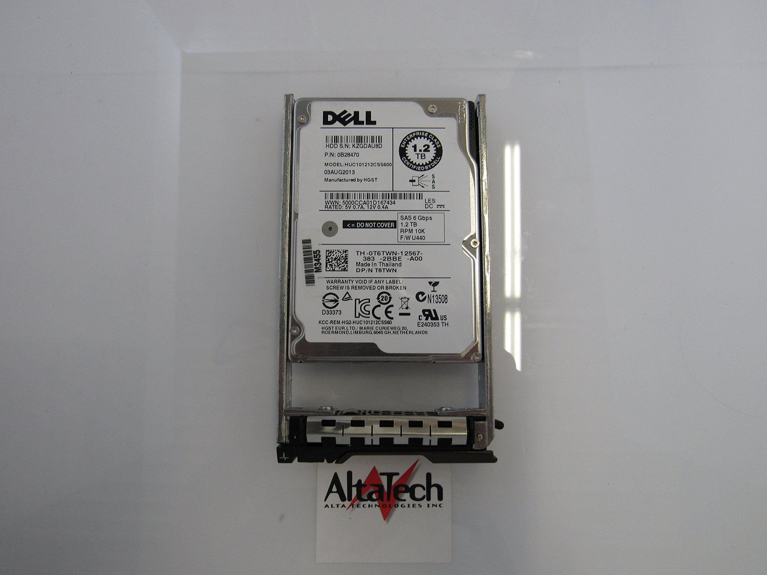Dell T6TWN 1.2-TB 6G 10K 2.5 SAS w/G176J