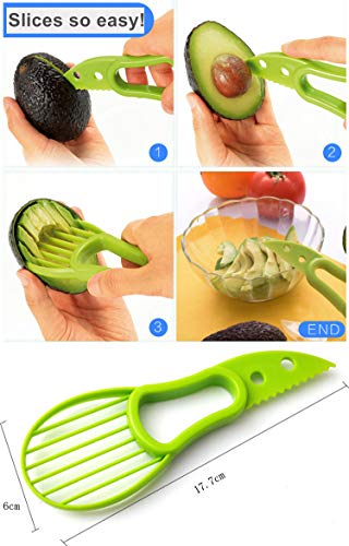 KeepingcooX Onion, Tomato, and Avocado Keepers + Avocado Slicer/Cutter Set, Vegetable Shaped Food Savers, 2 Silicone Reusable Beer Saver Caps as Gift