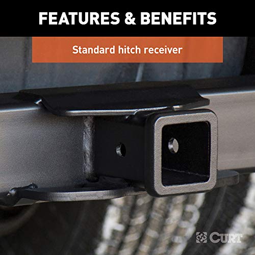 CURT 15809 Commercial Duty Class 5 Trailer Hitch, 2-1/2-Inch Receiver, Compatible with Select Dodge, Ram 1500, 2500, 3500